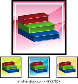 Three Steps Stock Vector (Royalty Free) 49727857 | Shutterstock