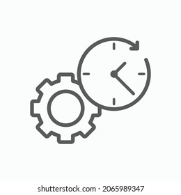 Efficiency Vector Icon Illustration Creative Sign Stock Vector (Royalty ...