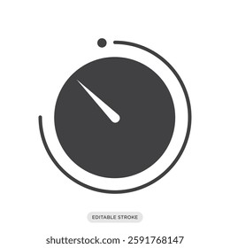 Timer Clock Stopwatch Icon Camera Photography Stock Vector (Royalty ...