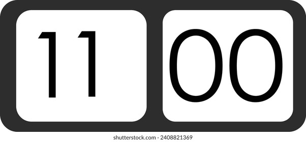 532 10:11 Time Stock Vectors and Vector Art | Shutterstock