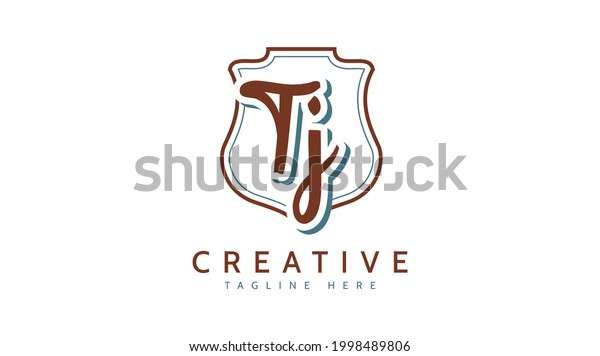 Tj Initials Handwriting Logo Vector Stock Vector (Royalty Free ...