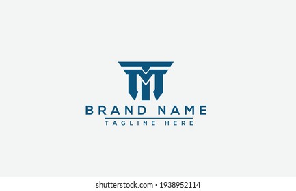 Tm Mt Logo Design Template Vector Stock Vector (Royalty Free) 1938952114 | Shutterstock
