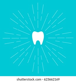 Shining Teeth Dental Vector Logo Icon Stock Vector (Royalty Free ...