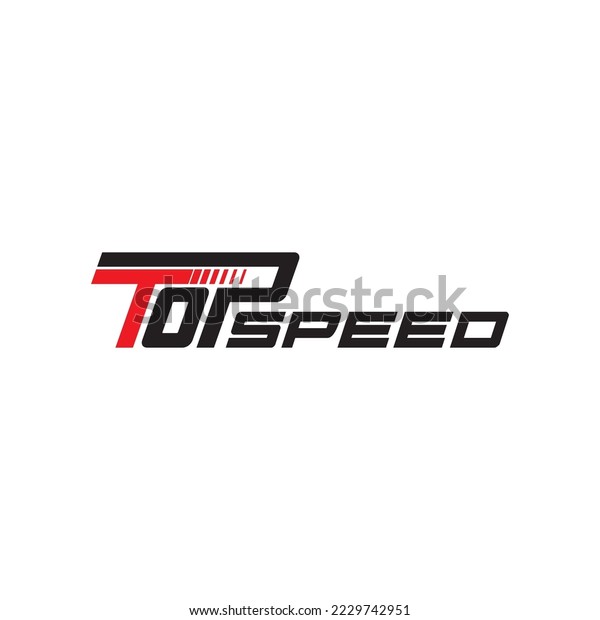 Top Speed Performance Logo Vector Stock Vector (Royalty Free ...