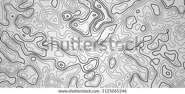 Topographic Topo Map Background Vector Illustration Stock Vector ...