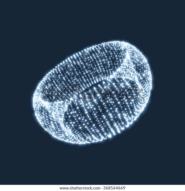 Torus Torus Consisting Points Connection Structure Stock Vector