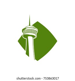 Tower Logo Design Template Stock Vector (Royalty Free) 753863017 ...