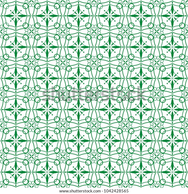 Traditional Tiles Pattern Stock Vector (Royalty Free) 1042428565 ...