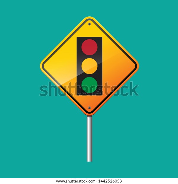 Traffic Light Sign Vector Illustration Stock Vector (Royalty Free ...