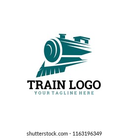 Train Logo Design Stock Vector (Royalty Free) 1163196349 | Shutterstock
