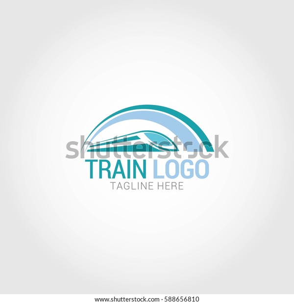 Train Logo Design Template Vector Illustration Stock Vector (Royalty ...