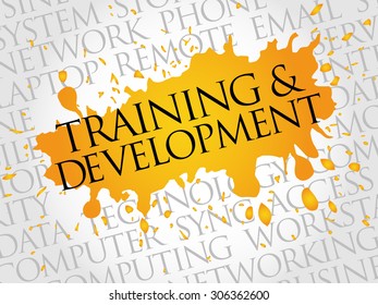 Training Development Word Cloud Concept Stock Vector (Royalty Free ...
