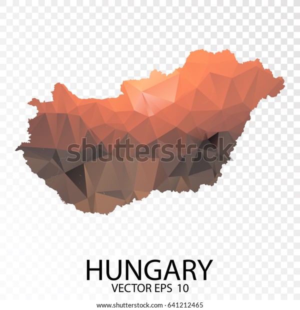 Transparent Polygon Map Vector Illustration Low Stock Vector (Royalty ...