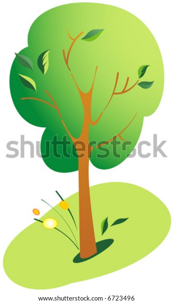 Tree Stock Vector (Royalty Free) 6723496 | Shutterstock