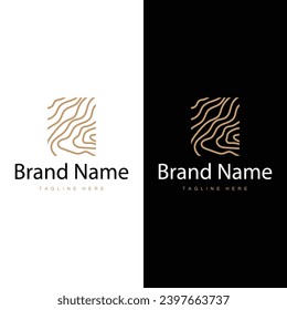 Tree Bark Logo Design Vector Simple Stock Vector (Royalty Free ...