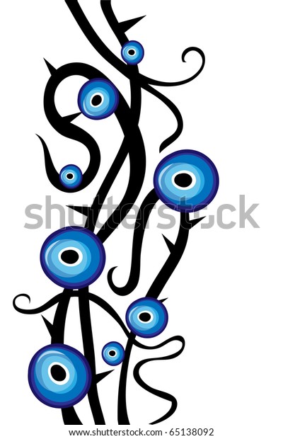 Tree Evil Eye Stock Vector (Royalty Free) 65138092 | Shutterstock