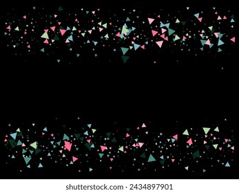Triangle Explosion Confetti Exploded Star Graphic Stock Vector (Royalty ...