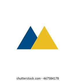 Triangle Mountain Logo Vector Stock Vector (Royalty Free) 467584178 ...
