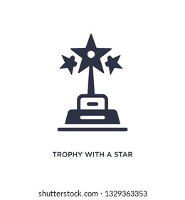 Trophy Star Icon Simple Element Illustration Stock Vector (Royalty Free ...
