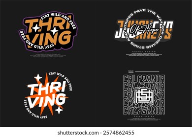 Tshirt Design Template Assets Street Wear Stock Vector (Royalty Free ...