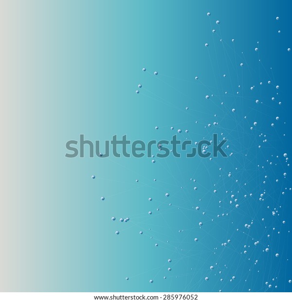 Turquoise Background Bubbles Stock Vector (Royalty Free) 285976052 ...