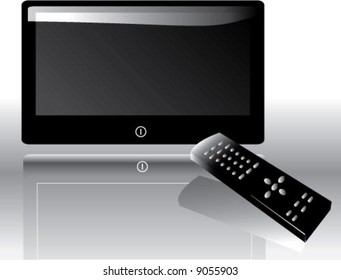Tv Control Panel Stock Vector (Royalty Free) 9055903 | Shutterstock