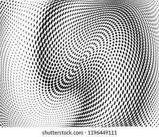 Twisted Dotted Lines Background Pattern Dots Stock Vector (Royalty Free ...