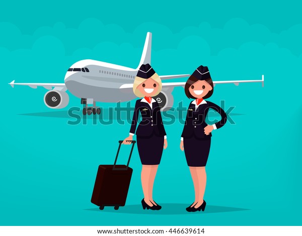 Cabin Crew Cartoon: Over 1,032 Royalty-Free Licensable Stock Vectors ...