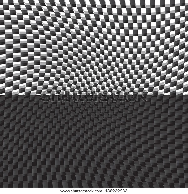 Two Grid Black White Vector Illustration Stock Vector (Royalty Free ...