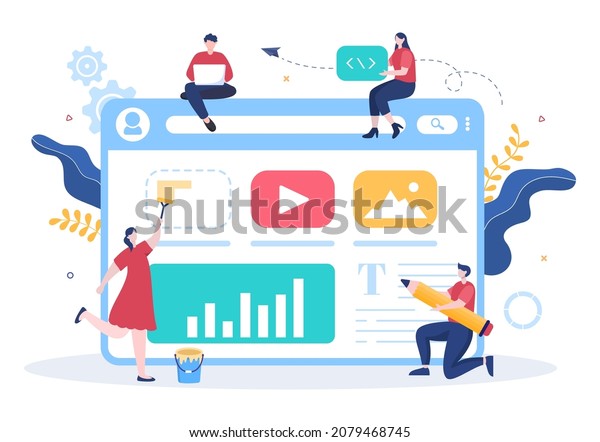 Ui Ux Programmer Flat Design Vector Stock Vector (Royalty Free ...