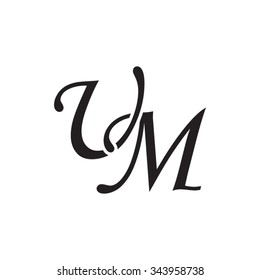 Um Initial Monogram Logo Stock Vector (Royalty Free) 343958738 ...