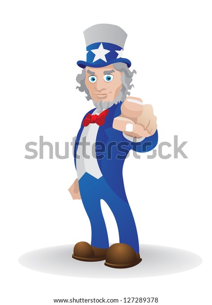 Uncle Sam Stock Vector (Royalty Free) 127289378 | Shutterstock