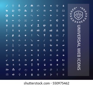 Universal Website Icon Setvector Stock Vector (Royalty Free) 491478283 ...