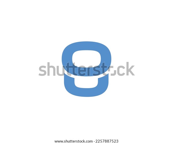 Uo Ou Logo Design Vector Template Stock Vector (Royalty Free ...
