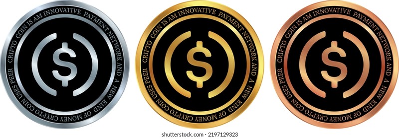 Usdc Coin: Over 292 Royalty-Free Licensable Stock Vectors & Vector Art | Shutterstock