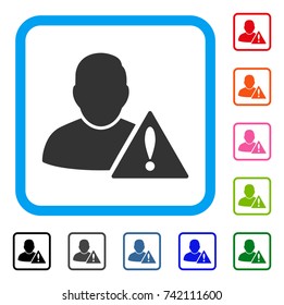 User Error Icon Flat Gray Iconic Stock Vector (Royalty Free) 742111600 ...