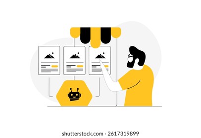 User Interacts Chatbot Powered By Ai Stock Vector (Royalty Free) 2617319899 | Shutterstock