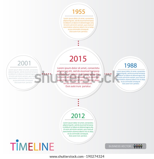 Vector Abstract Flat Design Flow Chart Stock Vector (Royalty Free ...