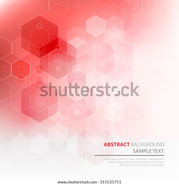 Vector Abstract Science Background Hexagon Geometric Stock Vector Royalty Free 315535751