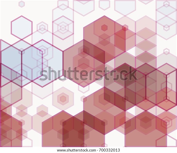 Vector Abstract Science Background Hexagon Geometric Stock Vector Royalty Free 700332013