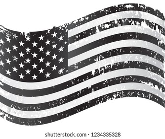 Vector American Flag Background Stock Vector (Royalty Free) 1234335328 ...