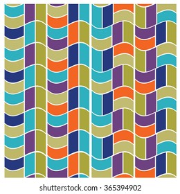 Vector Angular Flag Colorful Wave Pattern Stock Vector (Royalty Free ...