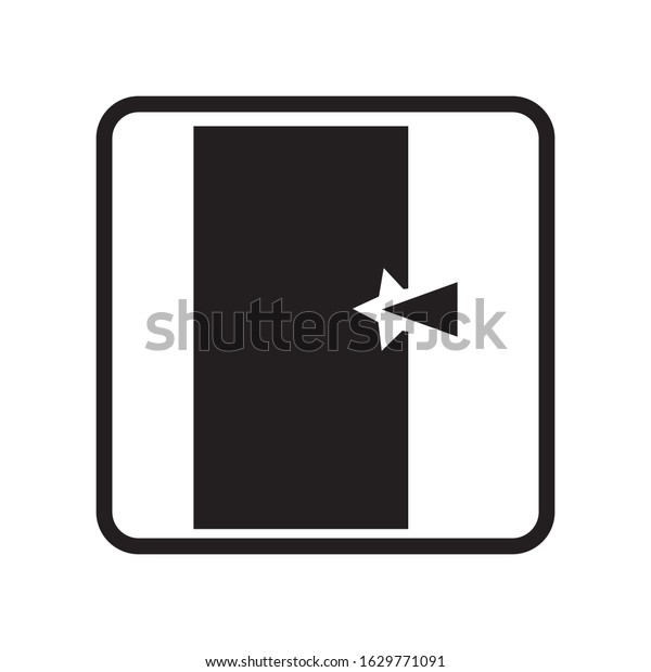 Vector Avoid Collisions Next Cartoon Flat Stock Vector (Royalty Free ...