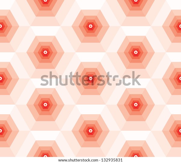 Vector Background Abstract Red Pyramids Stock Vector (Royalty Free ...
