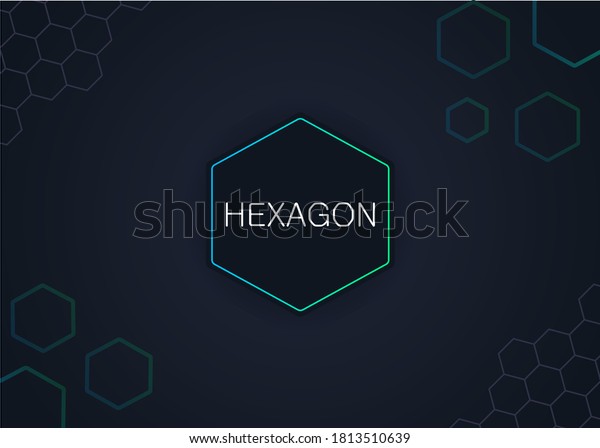 Vector Background Design Hexagon Theme Stock Vector (Royalty Free ...