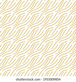 Vector Seamless Pattern Background Gold Wavy Stock Vector (Royalty Free ...