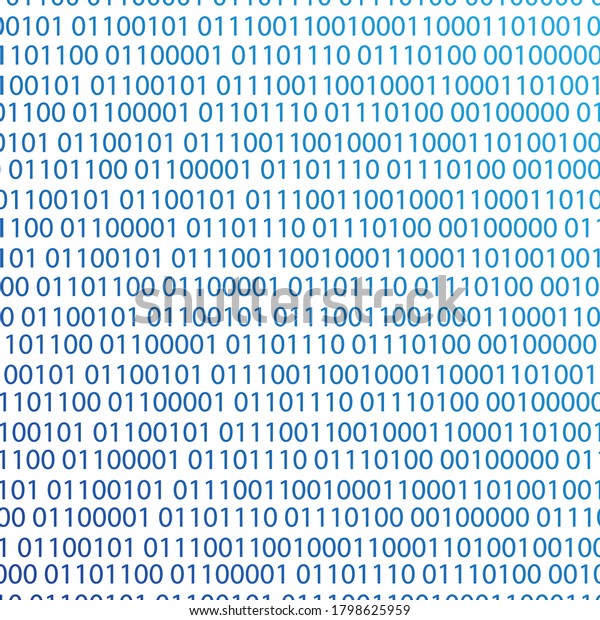 Vector Binary Background Design Template Stock Vector (Royalty Free ...