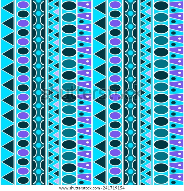 Tribal Patterns Colorful Wallpaper