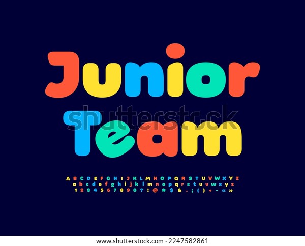 Abc Junior Font: Over 208 Royalty-Free Licensable Stock Illustrations ...