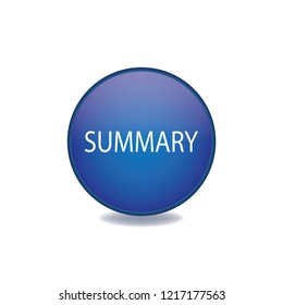 Vector Button Summary Web Design Element Stock Vector (Royalty Free ...